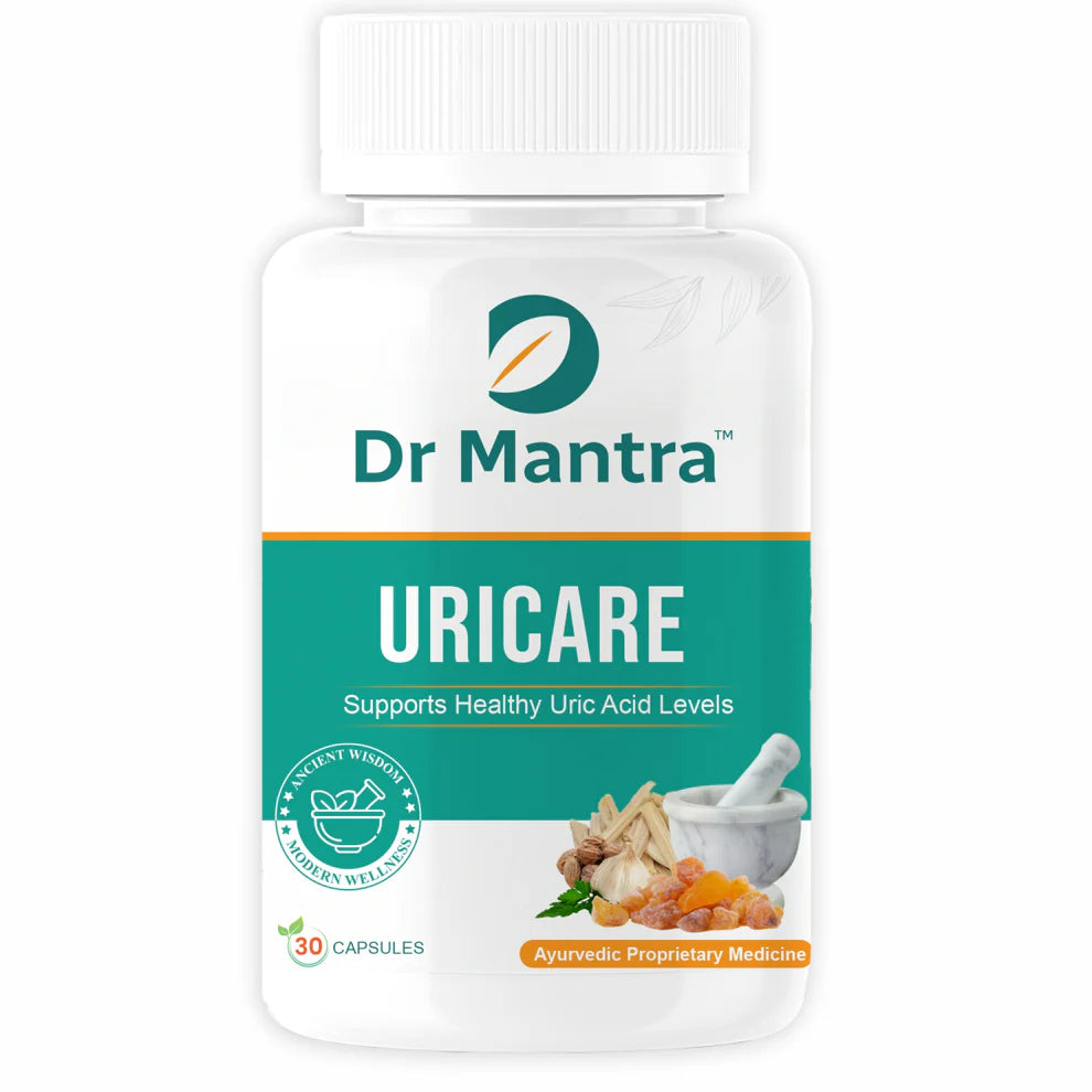 Dr Mantra Uricare Capsules for Kidney Stones & Healthy Uric Acid Level