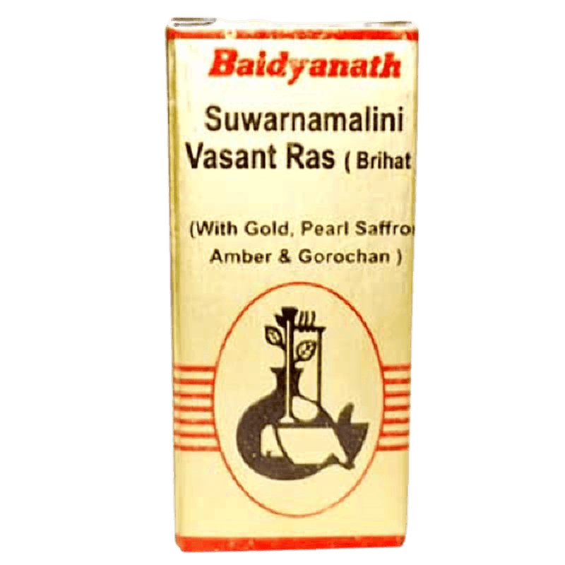 Baidyanath Suwarnamalini Vasant Ras (Brihat) - 10 Tablets