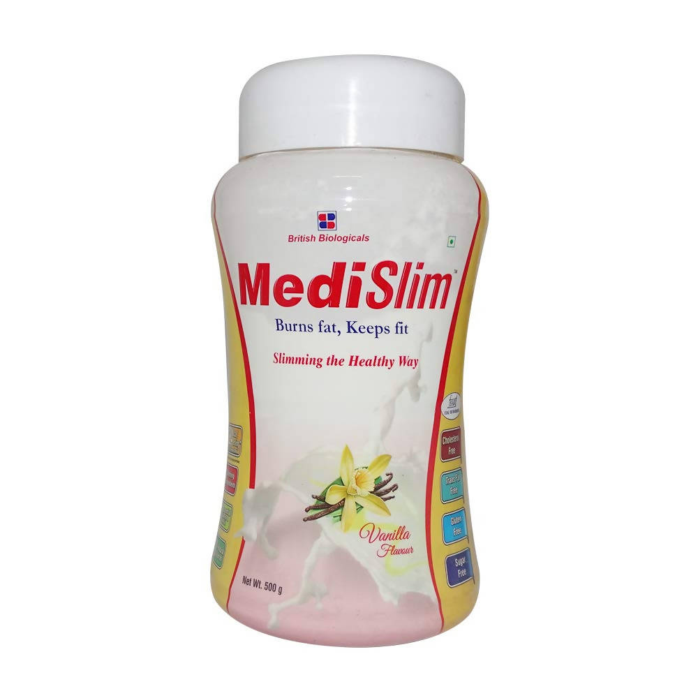British Biologicals Medislim Powder Vanilla Flavour