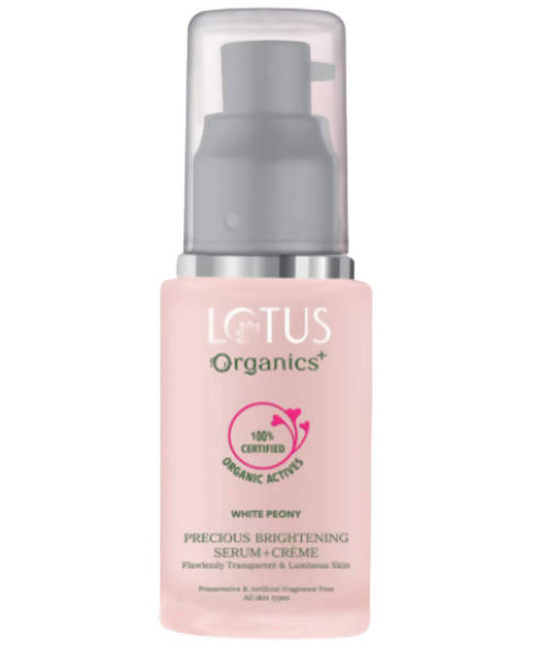 Lotus Organics Precious Brightening Serum Plus Creme
